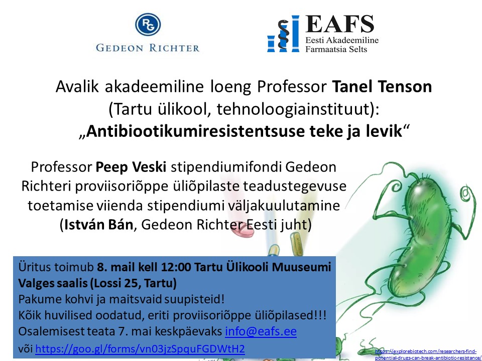 „Antibiootikumiresistentsuse teke ja levik“ – Eesti Akadeemiline ...